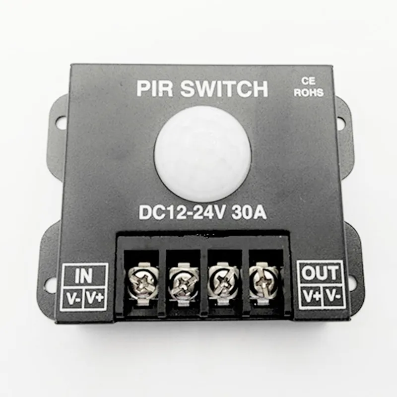 New-DC-12V-24V-30A-PIR-Sensor-Switch-Human-body-Infrared-Motion-Sensor ...