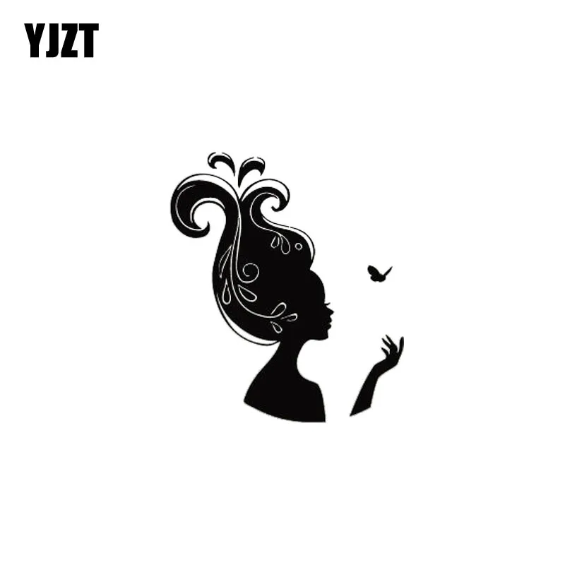 Yjzt 10117cm Magic Sexy Cute Girl Car Sticker Cartoon Vinyl Decal Fantastic Silhoutte Fashion