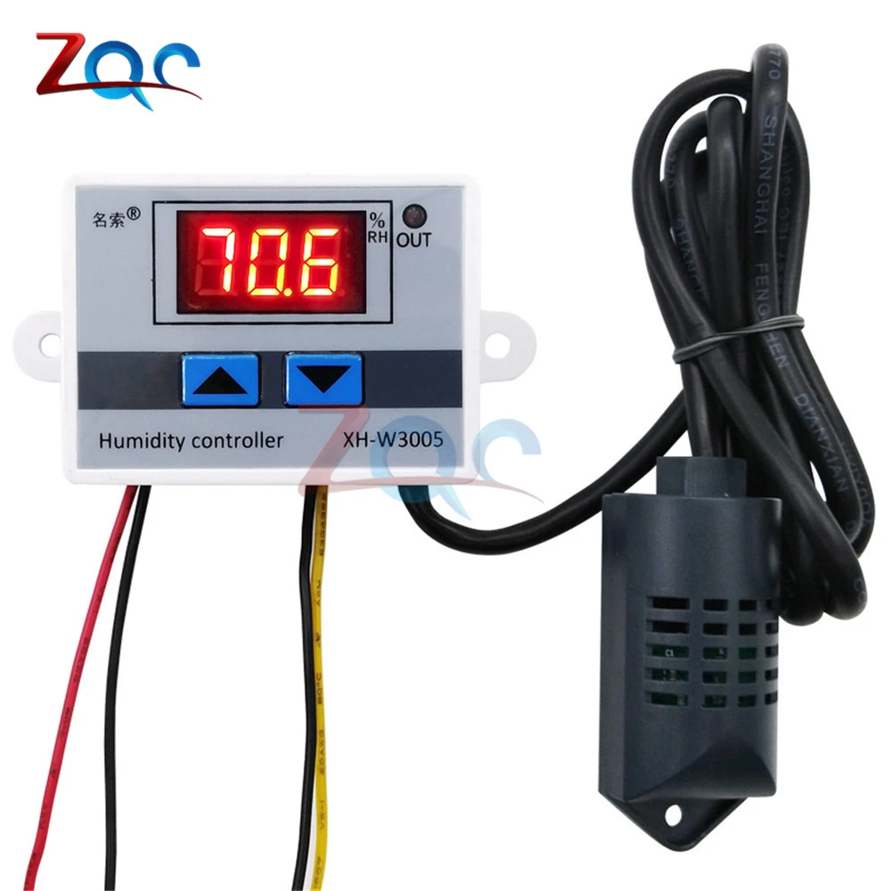 Xh-w3005 Led Digital Humidity Controller 220v 12v 24v Hygrometer ...