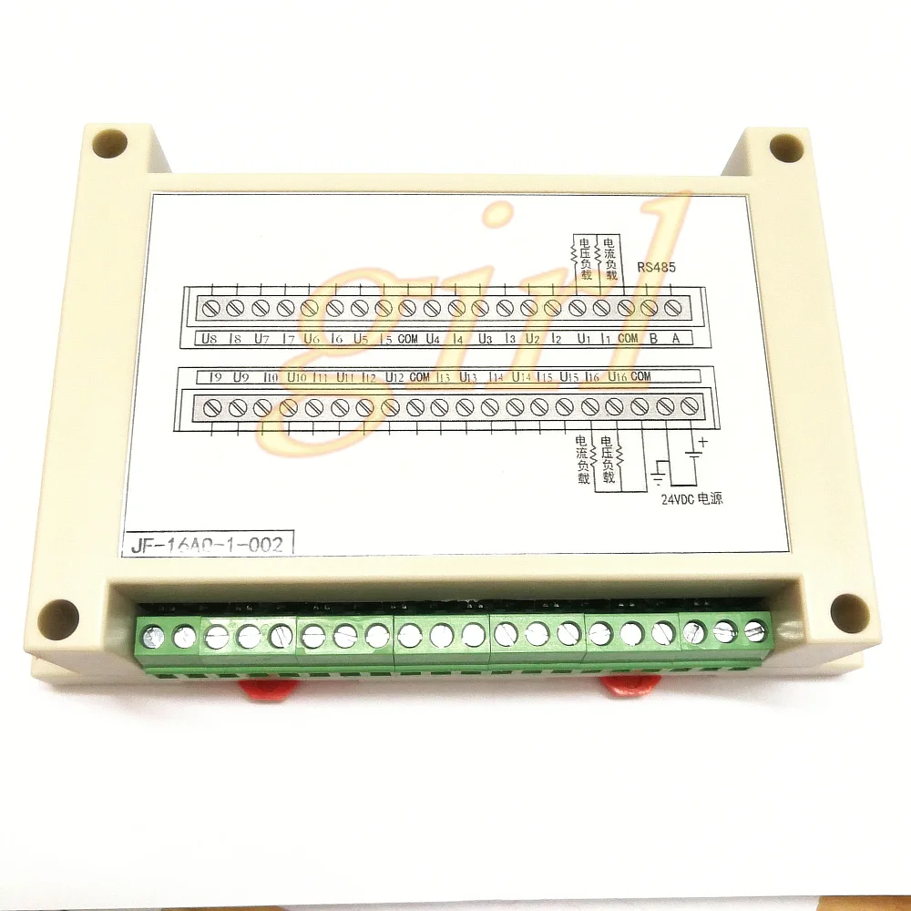 16ao 16 Way Analog Output Module 4~20ma 0~10v Output Modbus Protocol ...
