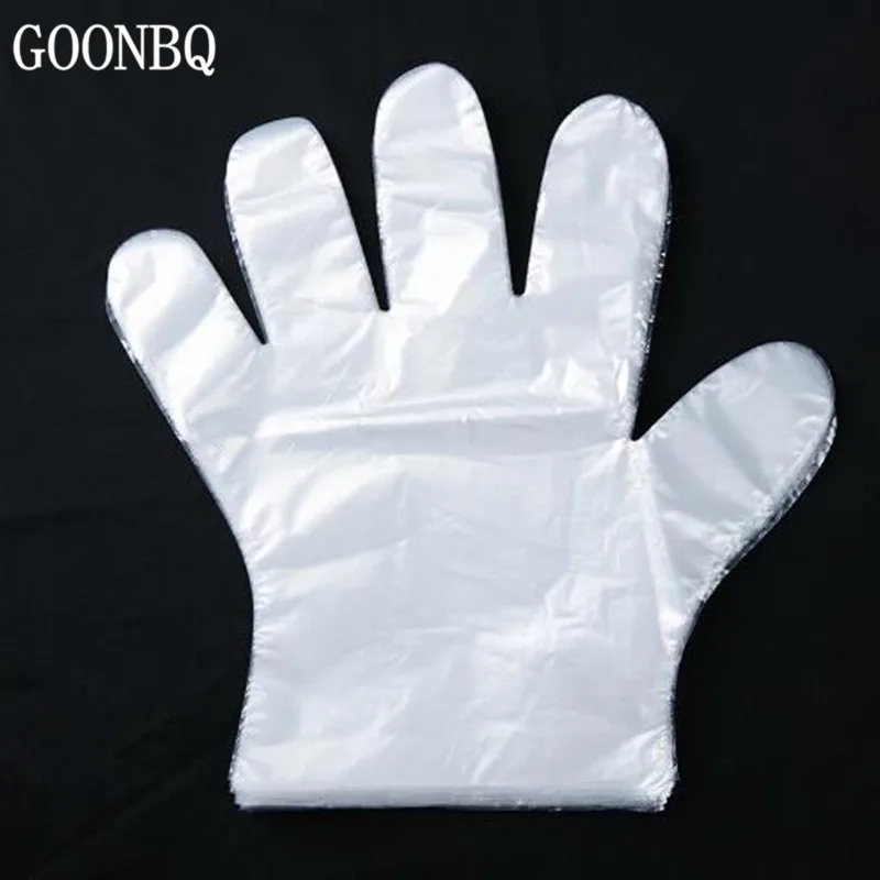 GOONBQ100 pcs/set Food Plastic Gloves Eco friendly Disposable Gloves ...