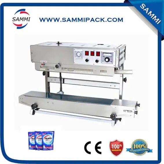 Vertical type automatic sealing machine, continuous band sealer, liquid ...