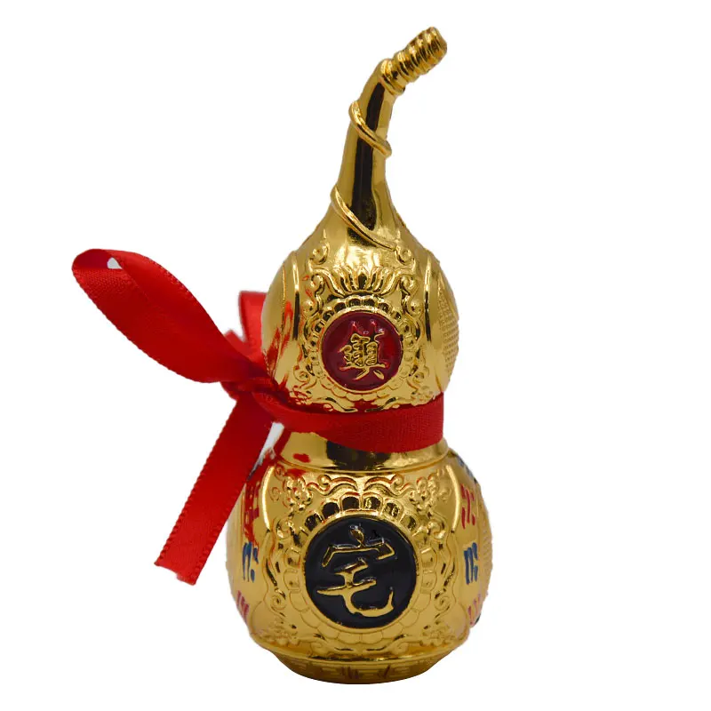 Feng shui Decorating Wu Lou Hu Lu Miniaturas Copper Alloy Gourd Amulet ...