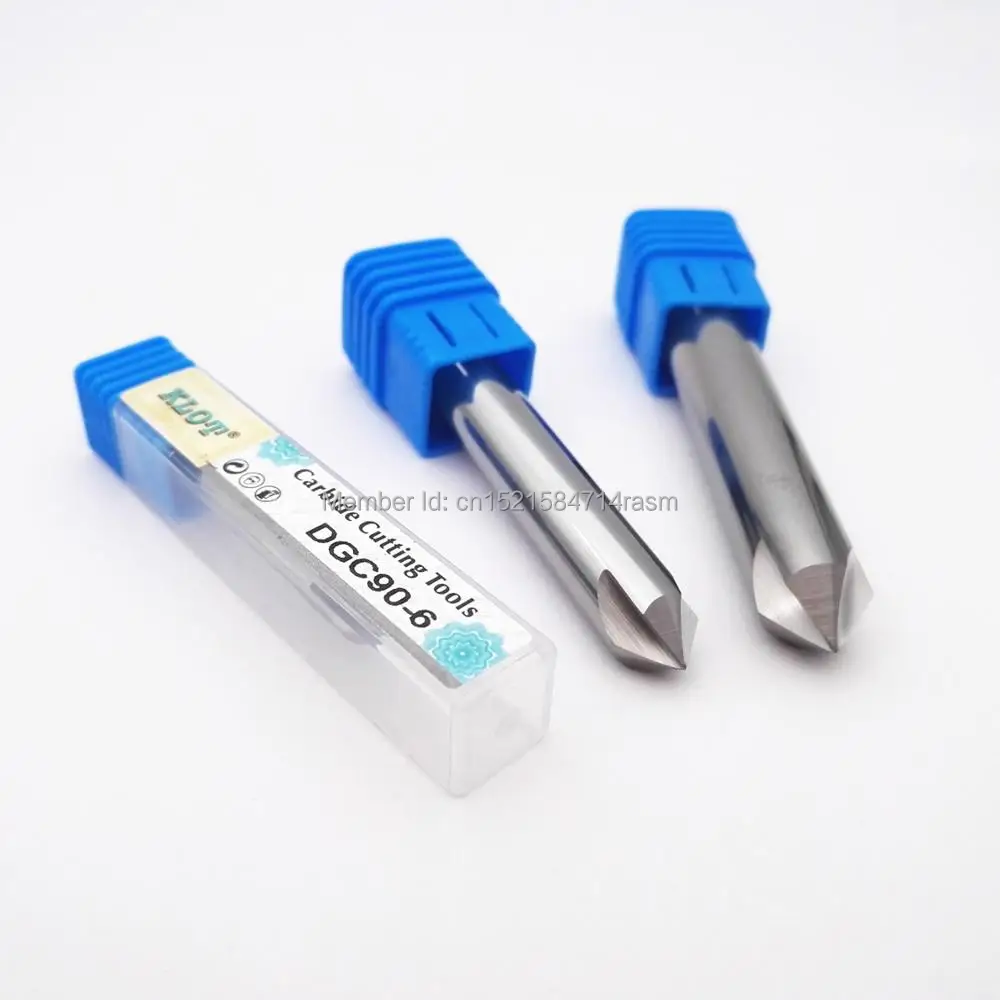 KLOT Solid Carbide Chamfering End Mill 60/90/120 Degree Chamfer Drill ...