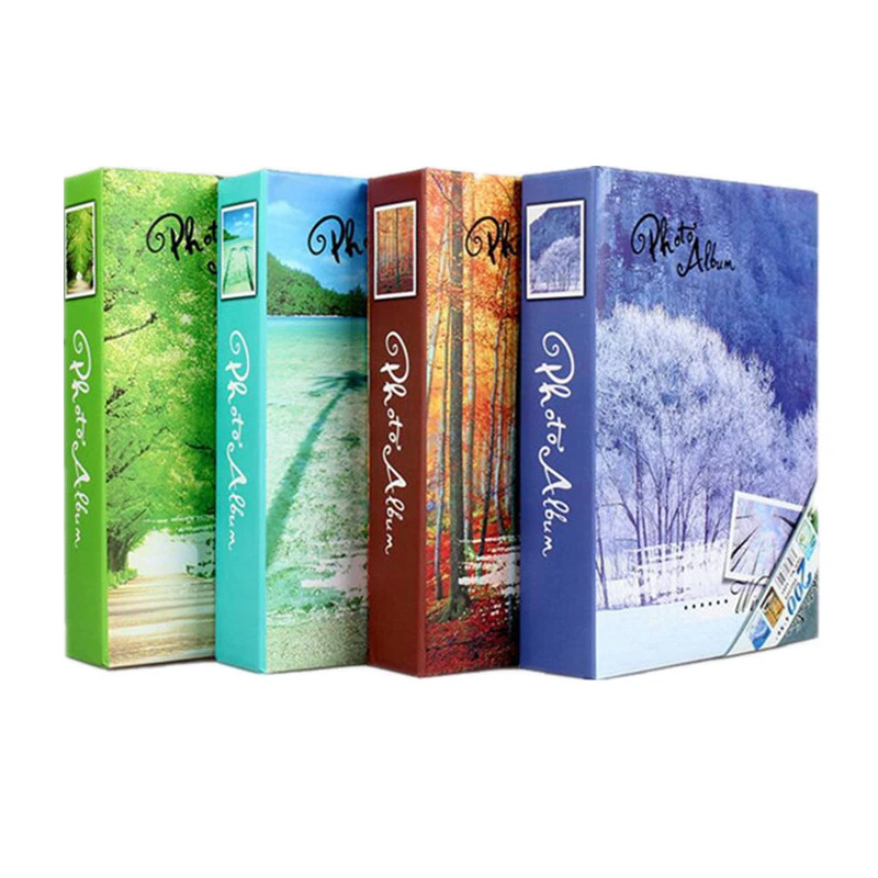 200 Sheets Season Photo Album Scrapbook Interleaf Type Classical 6 Inch ...