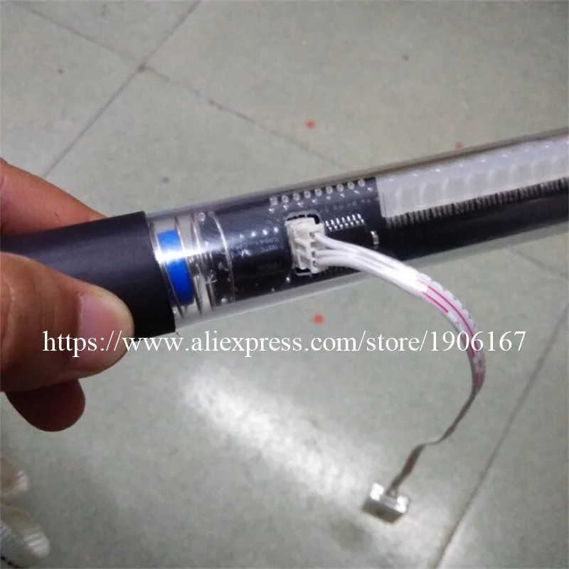 One Pair 40 Pixels Poi Full-color Led Stick Programmable Nunchuck Usb ...