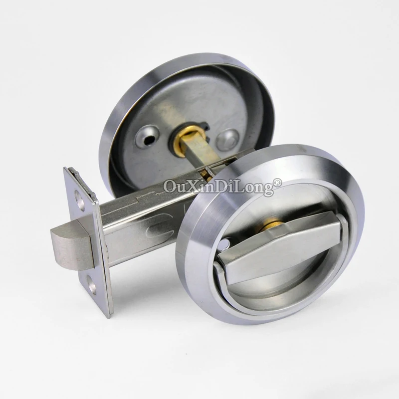New Stainless Steel Cup Handle Recessed Door Lock Fire Proof Disk Pull ...