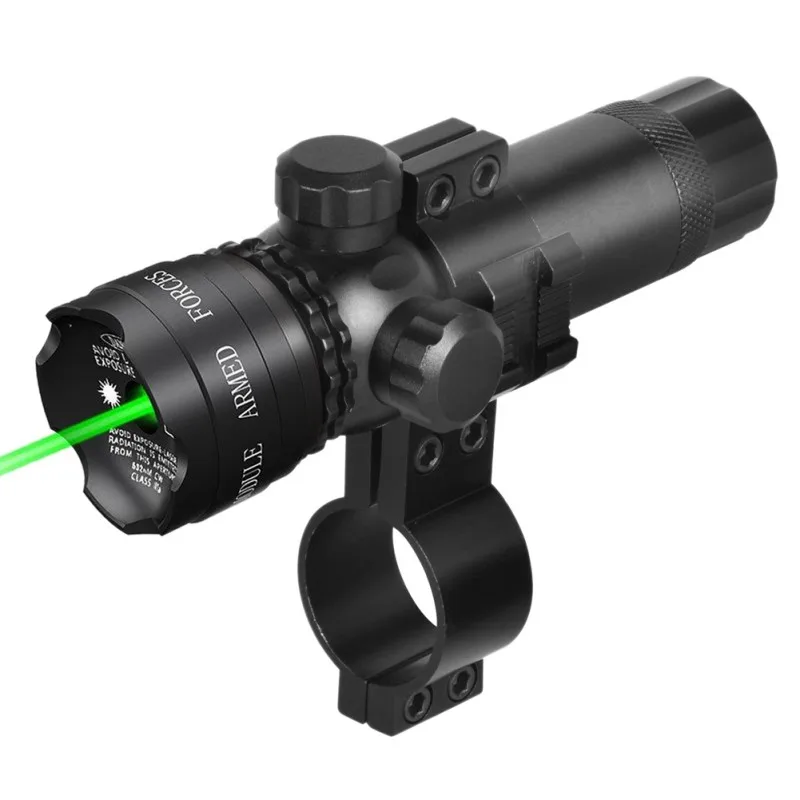 Outdoor Mount Green/Red Dot Laser Sight Rifle Gun Scope & Rail & Barrel Mount Cap Pressure ...