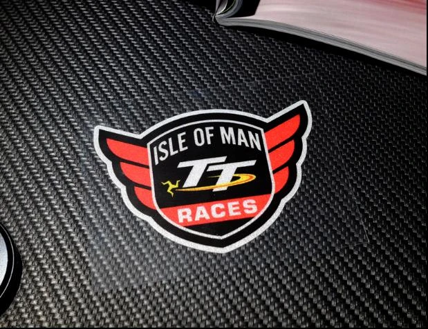 reflective Isle of man road races stickers Manx T/T Tourist Trophy ...