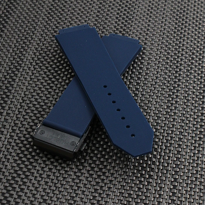 25mm Watchband Silicone Rubber Bands For Watches Wristwatch Band Sports ...