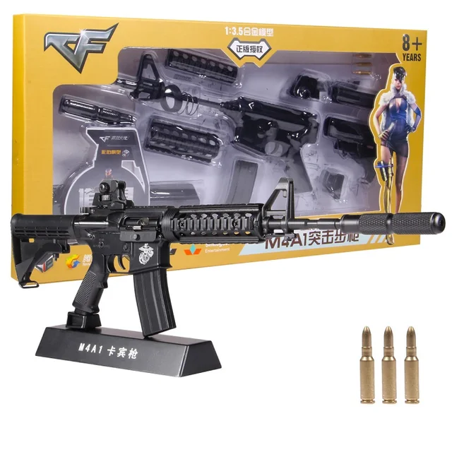 Metal Toy GUN M4A1 Pistol With Silencer Guns Juguetes Arma De Brinquedo ...