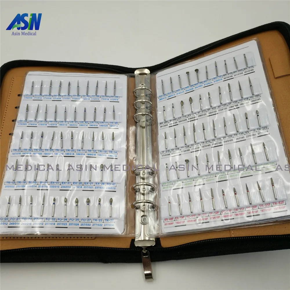 Dental Fg Diamond Bur Sample Book 210 Models/pcs Diamond Bur Catalog ...