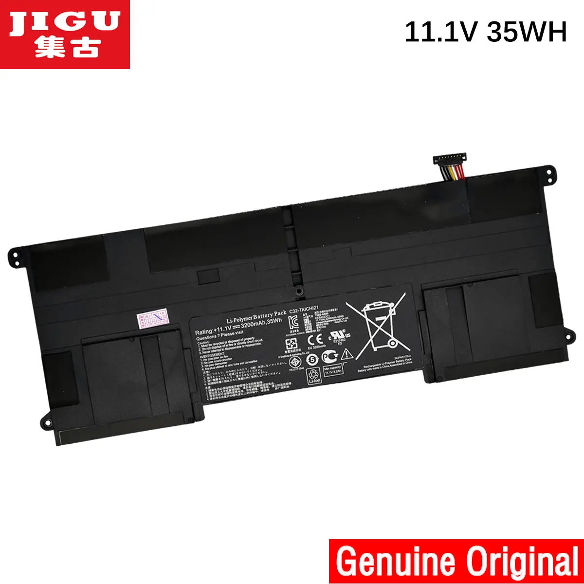 JIGU Free shipping C32 TAICHI21 Original laptop Battery For Asus ...