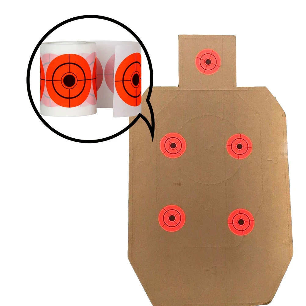 250Pcs 7.5 Diameter Adhesive Shooting Target Round Splatter Sticker ...