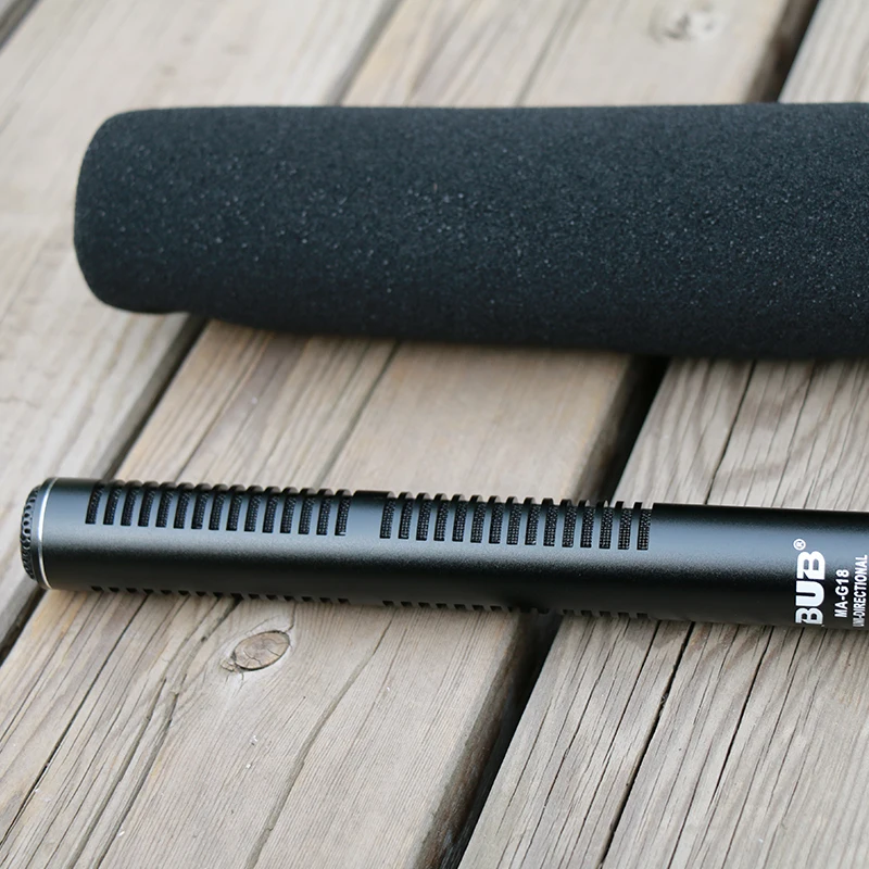 BUB Micro Long Stick Condenser Shotgun Camera Microphone for Canon ...
