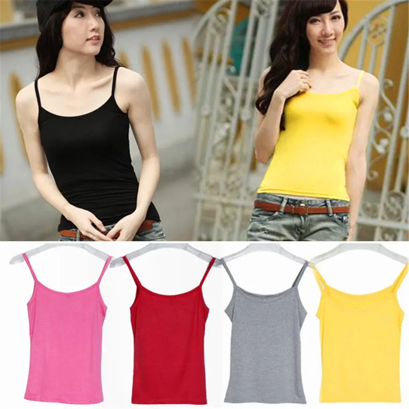 T Shirt Spaghetti Straps