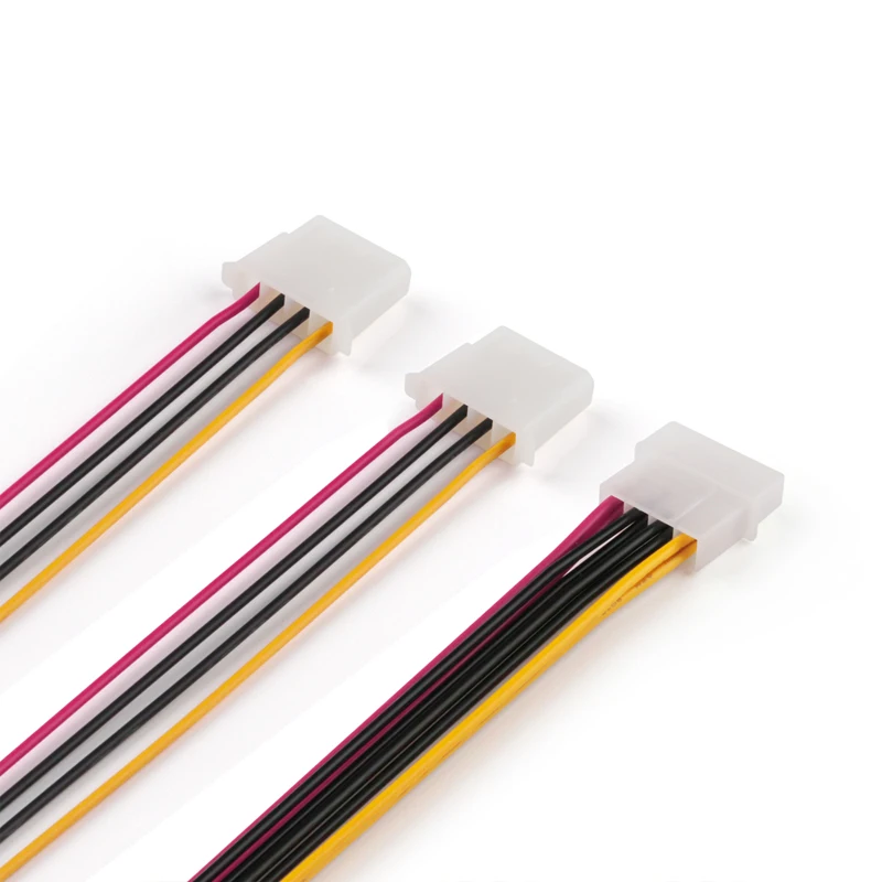 ULT-BEST SATA Molex Power Splitter Cable Molex 4 Pin Male to Molex 4pin ...
