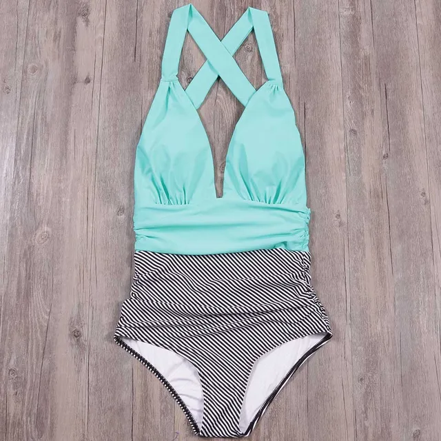 Buy Tcbsg One Piece Swimsuit Strap Monokini Bodysuit