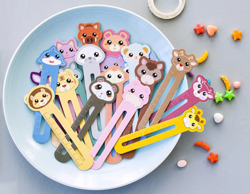 30pcs/lot Cute Animal Farm Paper Bookmark For Book Holder Multifunction ...