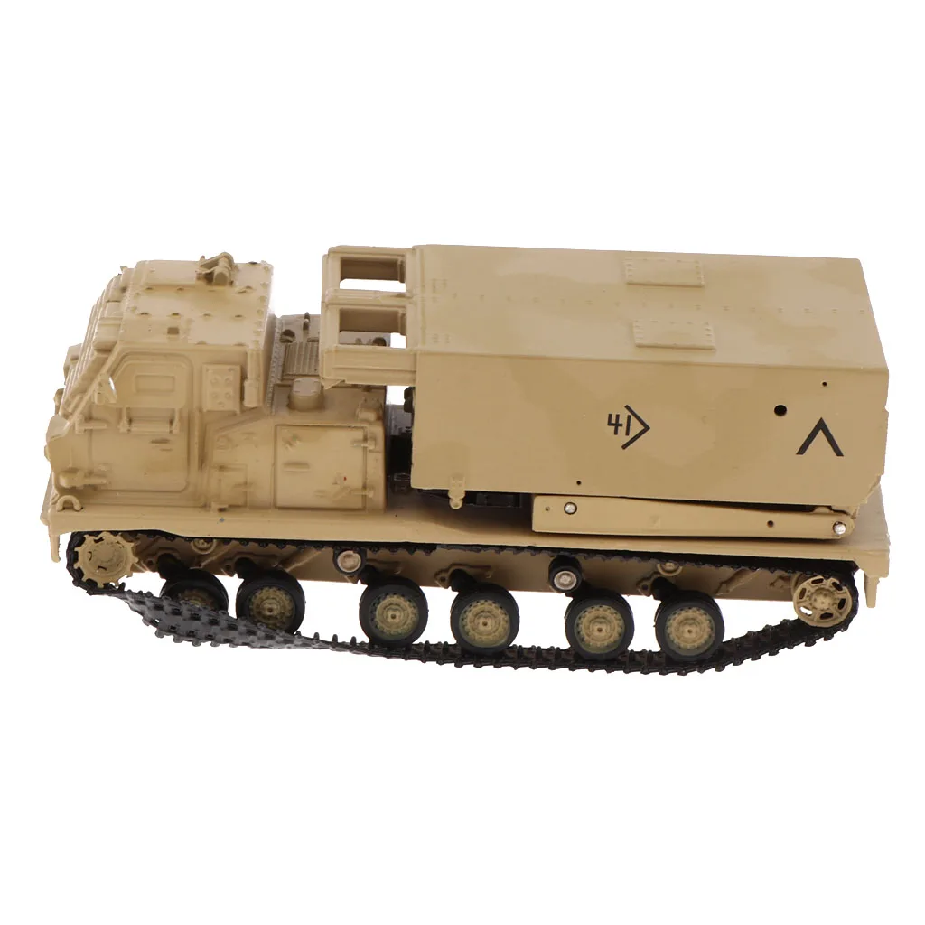 1:72 M270 MLRS Multiple Launch Rocket System Tank Launcher Model ...