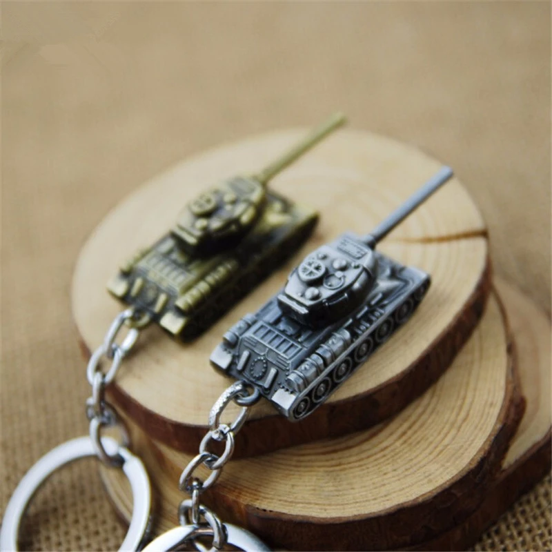 XUANRAN keychain 3 Colors World of Tanks Key chain Metal Key Rings For ...