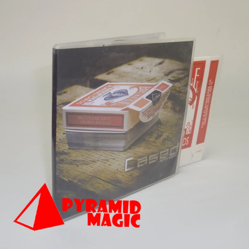 Ellusionista peter eggink cased/close up rua cartão truque mágico/atacado|Truques de mágica ...