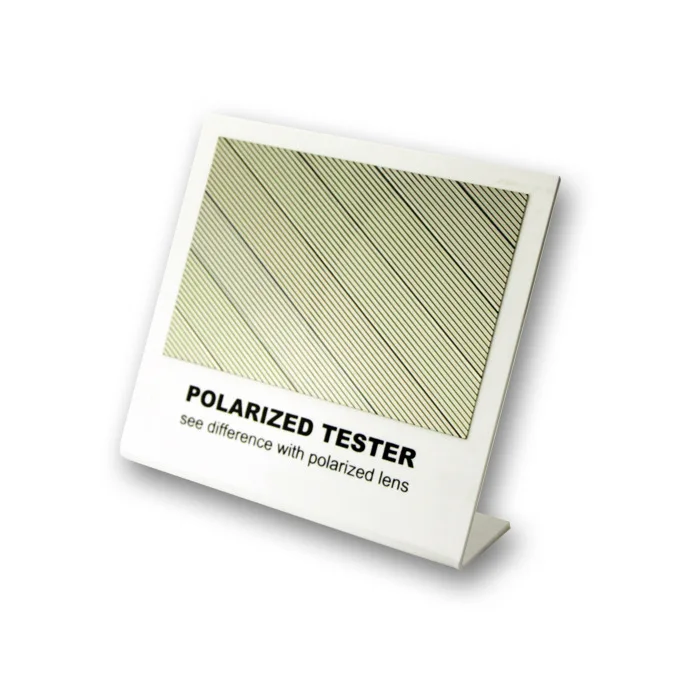 2pieces/lot Polarized Lens Test Card for Testing Polarizing sunglasses ...