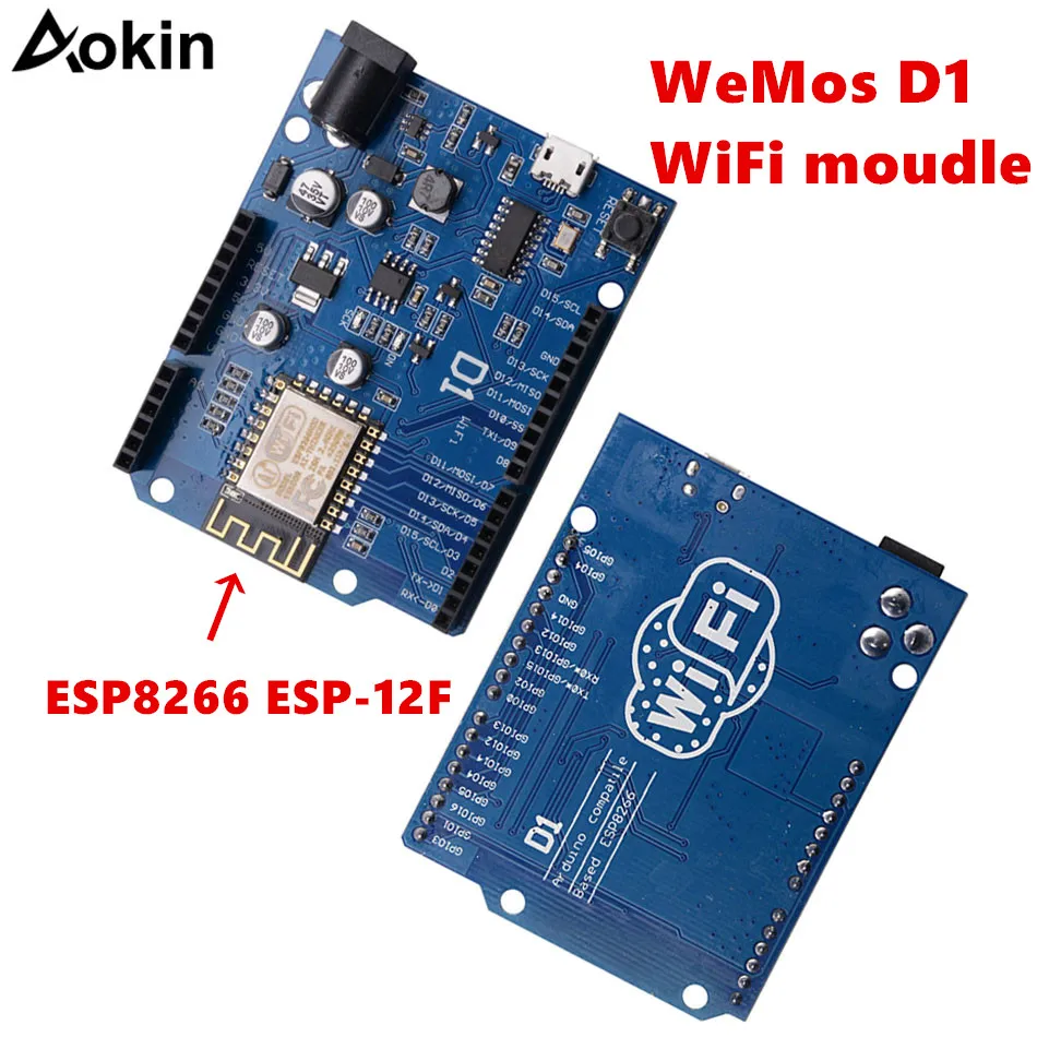 ESP 12F para WeMos D1 WiFi uno basado en ESP8266 escudo para arduino|Circuitos integrados ...