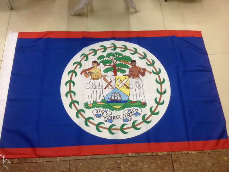 world flying natioal flag hundred percent polyester printed Belize ...