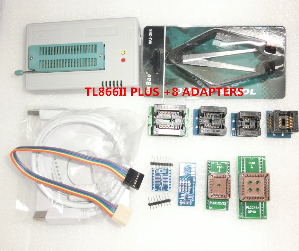 Free Shipping Tl866ii Plus Usb Universal Programmer Tl866 Minipro 8
