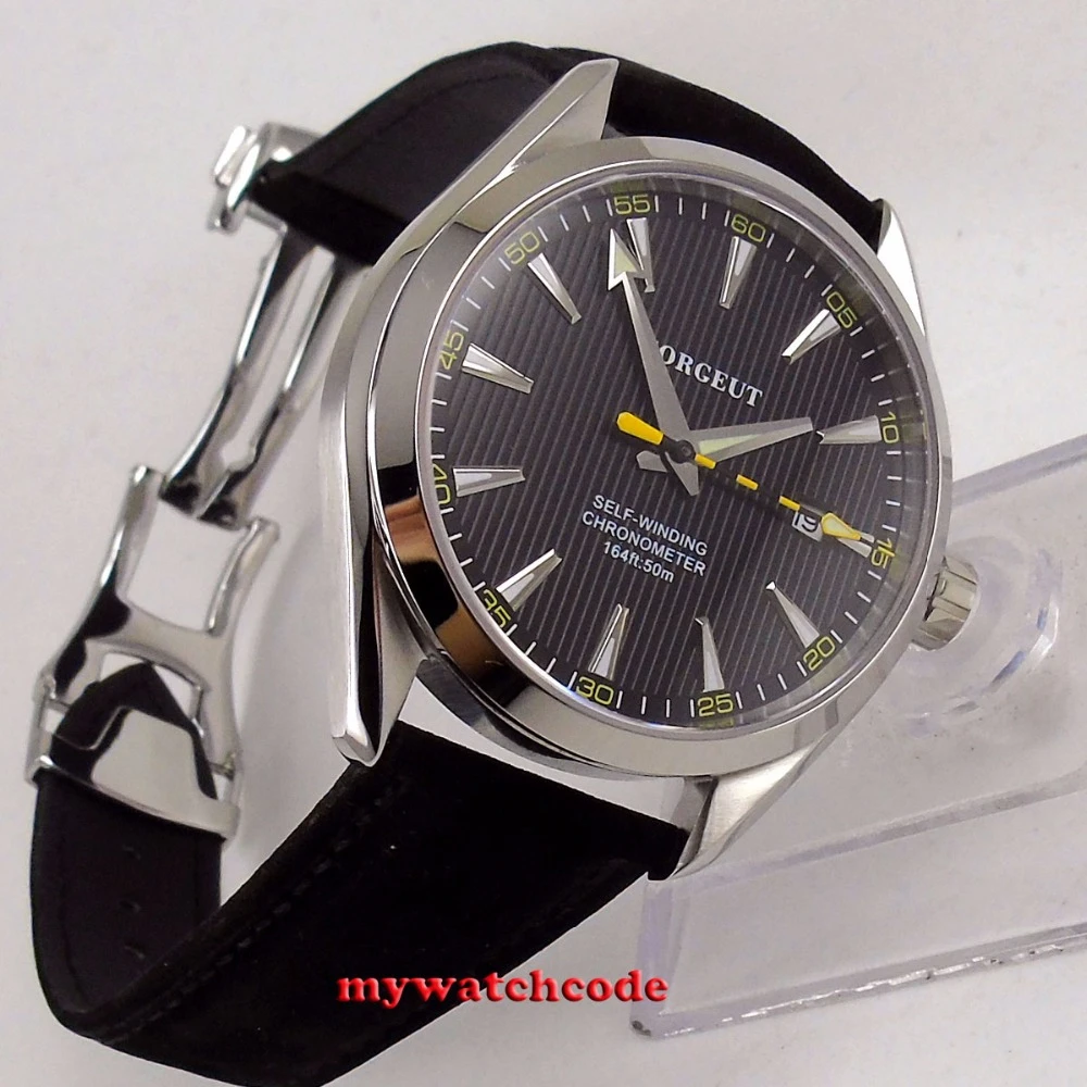 Corgeut Miyota Automatic Watch | 41 Mm Corgeut Automatic | 41mm Corgeut ...