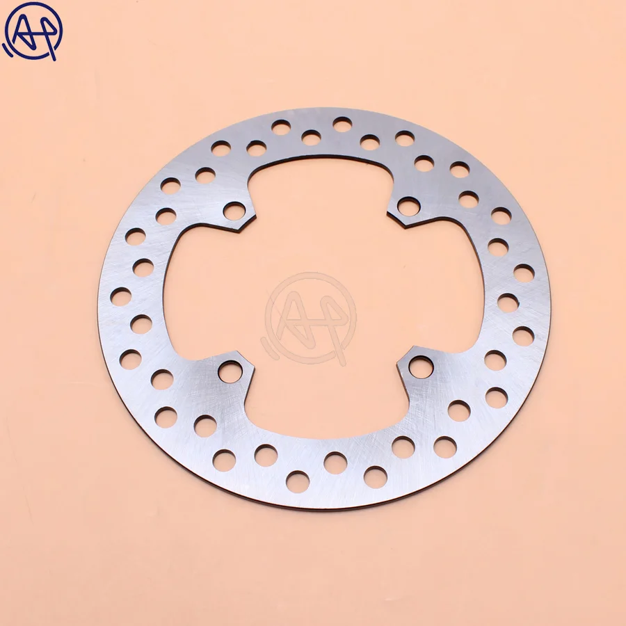 New-1pcs-Motorcycle-Rear-Silver-Steel-Brake-Disc-Rotor-Fit-For-Honda ...