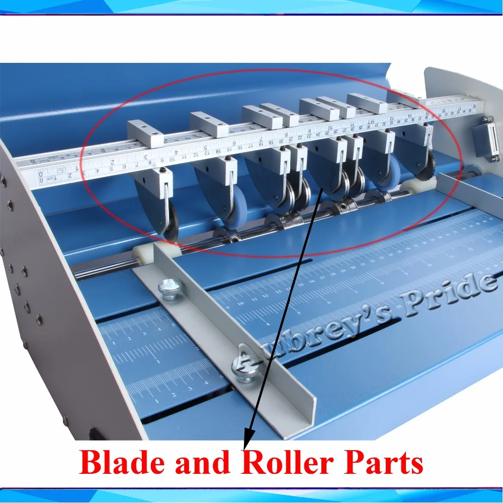 1pc Perforating Cutting Creasing Blade And Under Roller Of Blue ...