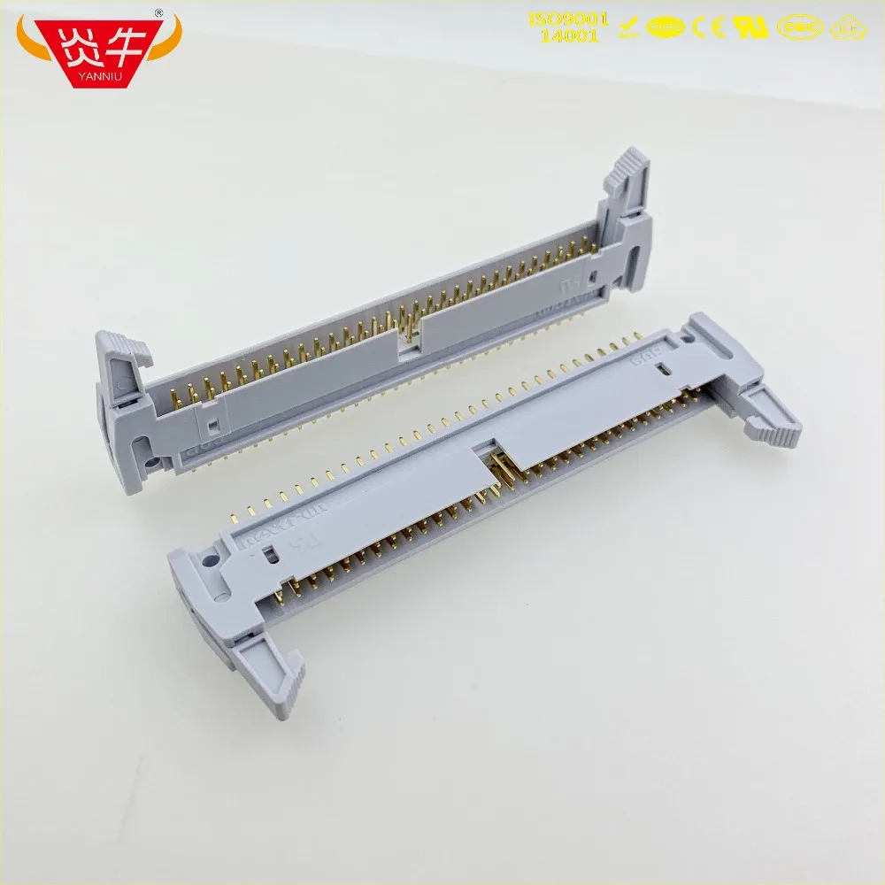 DC2 60P IDC SOCKET BOX 2.54mm PITCH EJECTOR HEADER STRAIGHT CONNECTOR 2 ...