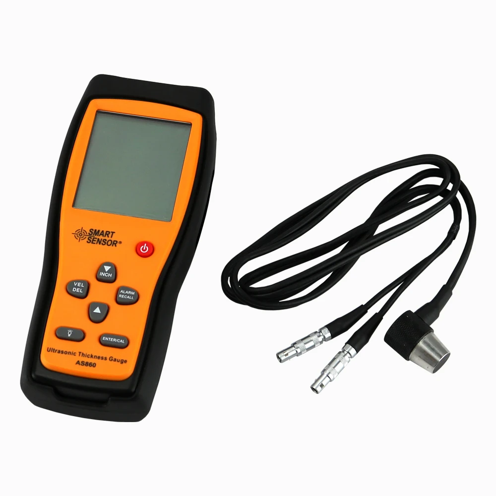 Ultrasonic thickness gauge Digital sheet metal Measuring range: 1.0 to ...