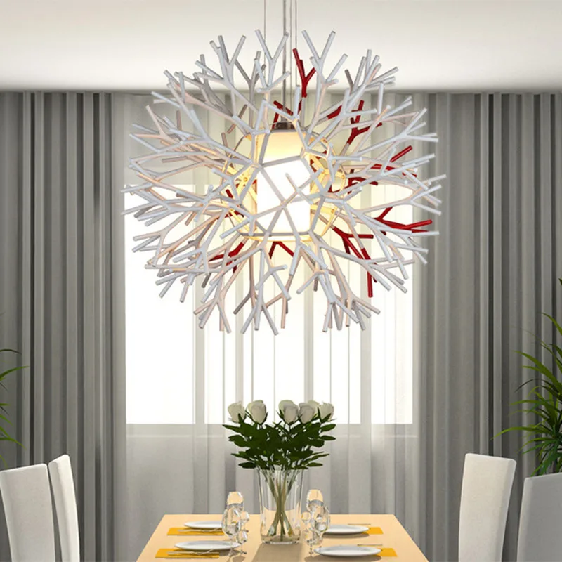 Modern-brief-unique-design-coral-acrylic-pendant-light-dinner-lights ...