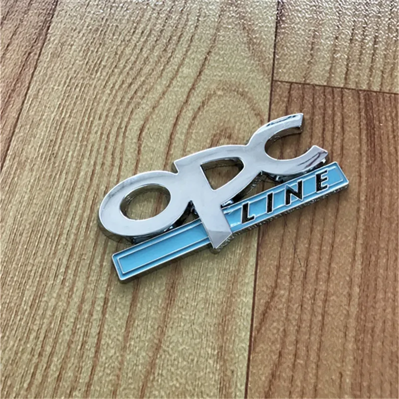 Metal Opc Line Emblem Car Side Stripe Tail Badge Sticker Opc Line - Car ...