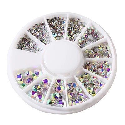 3mm to 20mm Rhinestones 500 Pcs - White AB - Drag Universe