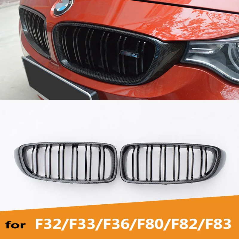 VOE F32 F33 F36 F80 M3 F82 F83 M style Carbon Fiber Gloss Black Front ...