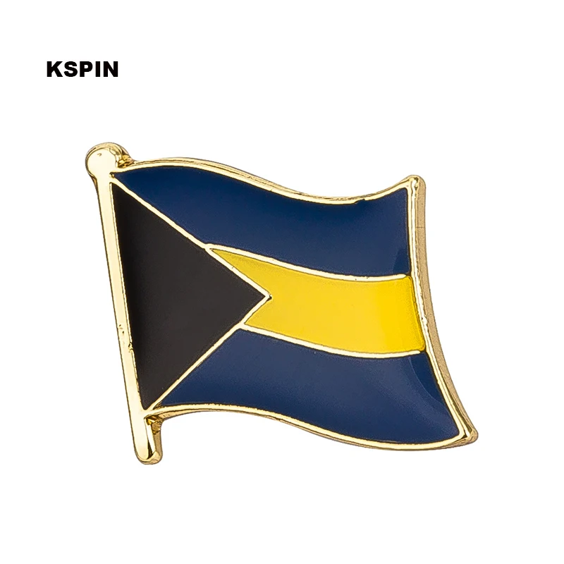 10pcs A Lot Bahamas Flag Pin Lapel Pin Badge 10pcs A Lot Brooch Icons ...