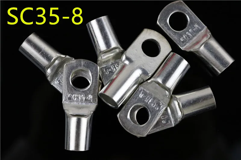 Sc35-8 Cable Lugs Battery Terminals 35mm Wire Bolt Hole Tinned Copper ...