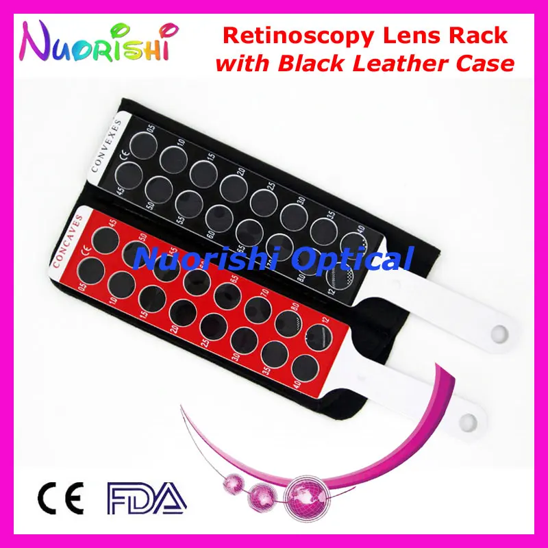 E03-9b Optometry Retinoscopy Board Lens Rack In Solid White Handle ...