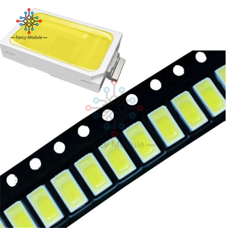 100 pcs SMD 5730 다이오드 백색 발광 다이오드 0.5W LED 5630 6000k 6500k 슈퍼 브라이트 칩 ...