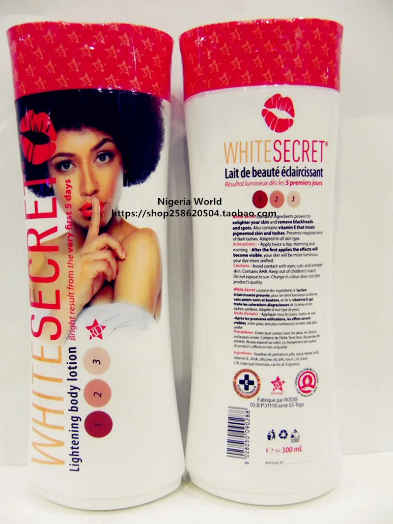 WHITE SECRET | Lightening Body lotion | 500ml | AFRIWORLD X 1pcs ...
