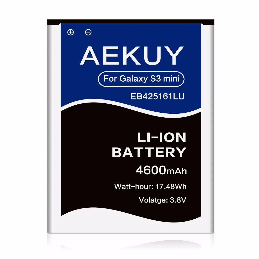 AEKUY 4600mah EB425161LU battery For Samsung Galaxy S3 Mini Battery ...