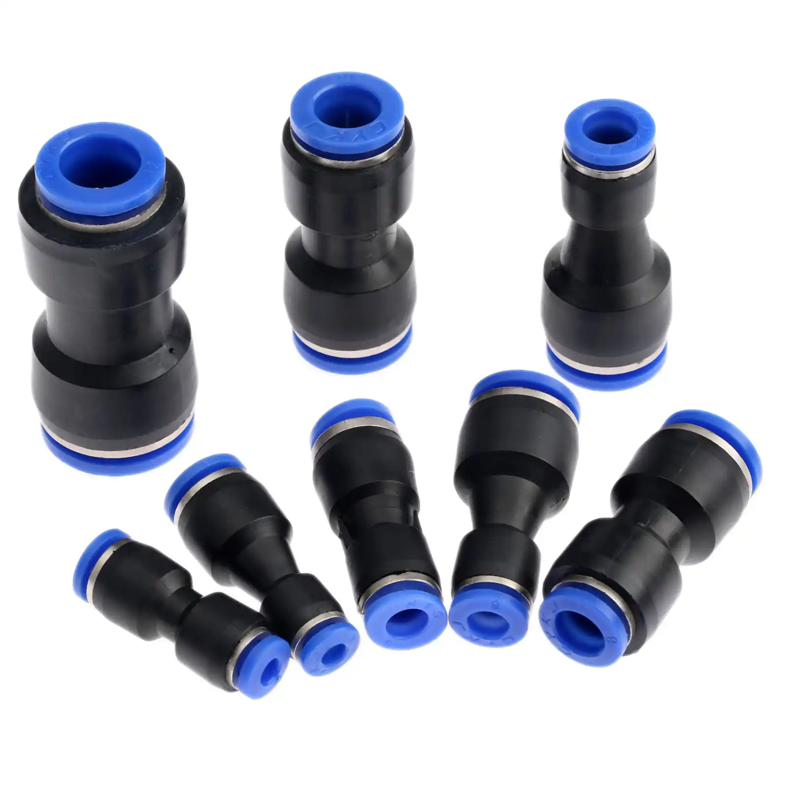 5Pcs lot Pneumatic Fittings Push In Straight Reducer Connectors For Air 5Pcs lot Pneumatic Fittings Push In Straight Reducer Connectors For Air