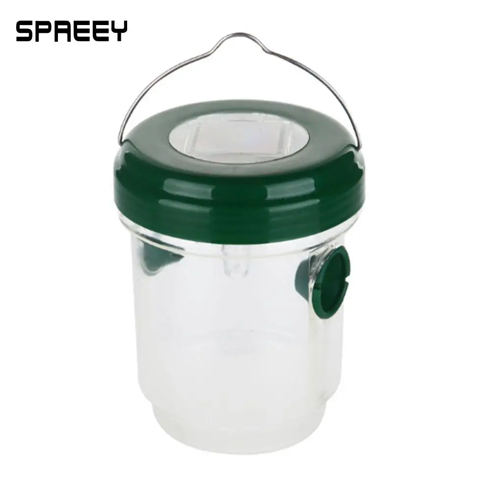 Insect Trap Durable Green Ultraviolet LED Solar Wasp Trap Catcher ...