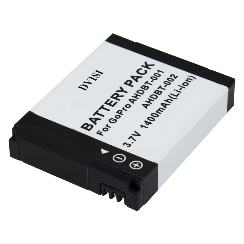 3.7v 1.4ah Ahdbt-001 Ahdbt 001 Ahdbt-002 Battery For Gopro Go Pro Hd ...