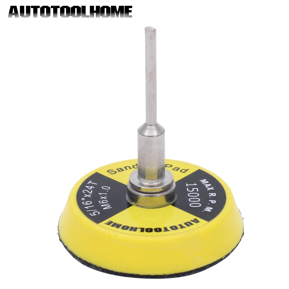 2 inch 50mm Sander Disc Sanding Buffing Polishing Pad Backer Plate 3mm ...