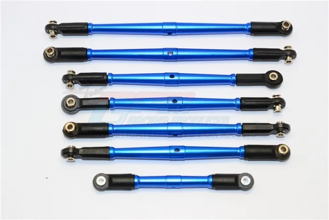 ALLOY TIE RODS 7 PC SET MAN160 FOR 1/8 ARRMA RC NERO 6S BRUSHLESS RC ...